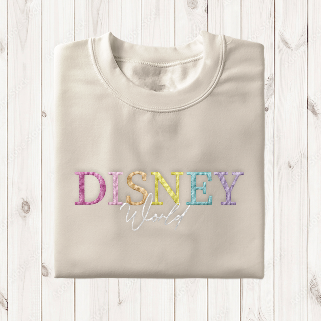 Magical Threads & Co | Pastel Disney World (Adult)